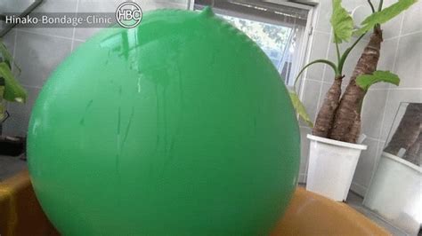 Big Green Balloon Lotion Play Hinako House Of Bondage Clips4sale