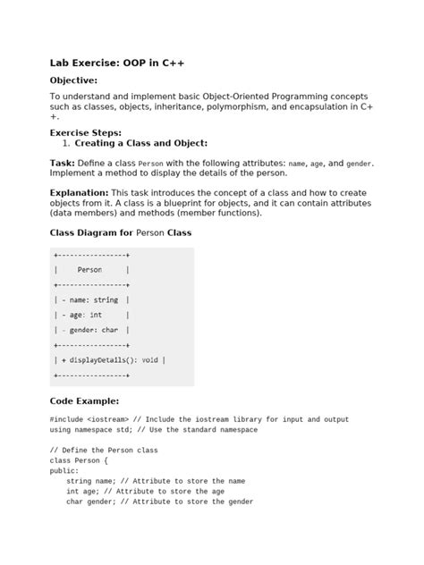 Lab Exercise 01 Pdf Class Computer Programming Method Computer Programming