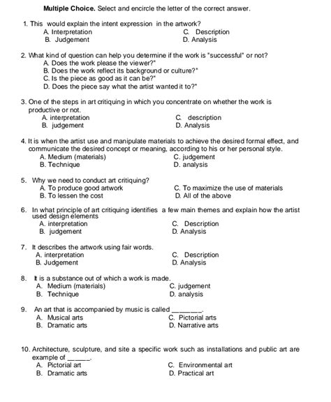 Multiple Choice Select And Encircle The Studyx