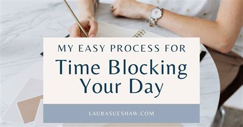 A Simple Time Blocking Formula To Organize Your Days