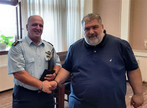 Τον Δήμαρχο Εορδαίας Παναγιώτη Πλακεντά επισκέφθηκε ο νέος Διοικητής του Τμήματος Τροχαίας