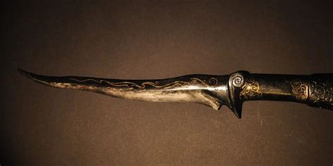 Ebony Dagger Skyrim Ebony Blade Replica Folkenstal Props And