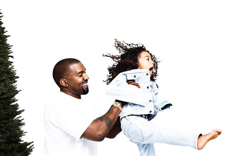 Adorable Photo Of Kanye West All Smiles As He Plays Around With