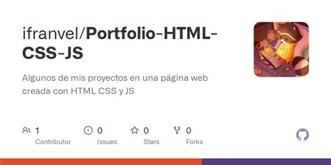 Github Ifranvelportfolio Html Css Js Algunos De Mis Proyectos En