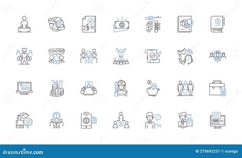 Development Labs Line Icons Collection Innovation Experimentation Growth Learning