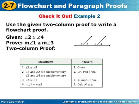 Flow Proof Geometry Example