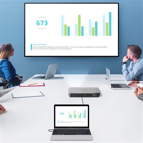 In Type C Docking Station Dual HDMI VGA Audio TF SD Ethernet PD USB C HUB Laptop Tablet