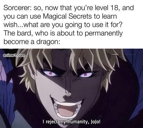 Making A Dnd Meme Out Of Every Jojos Bizarre Adventure Episode Part 3