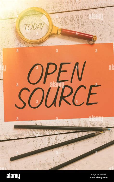 Text Caption Presenting Open Source Conceptual Photo Contains The