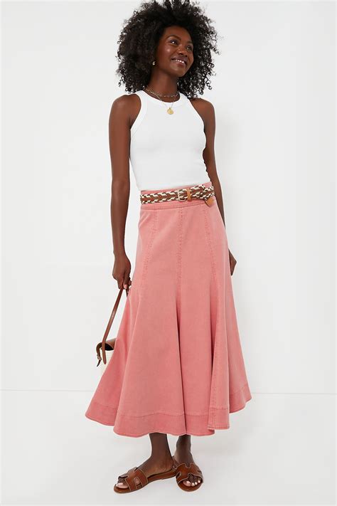 Nantucket Red Stretch Twill Brynn Skirt Tuckernuck X Nantucket Reds