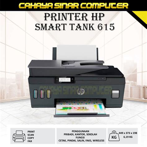 Jual Hp Smart Tank 615 Wireless All In One Printer Hp 615 Hp615 Ink
