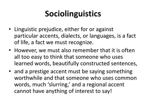 Ppt Sociolinguistics Powerpoint Presentation Free Download Id 5306482