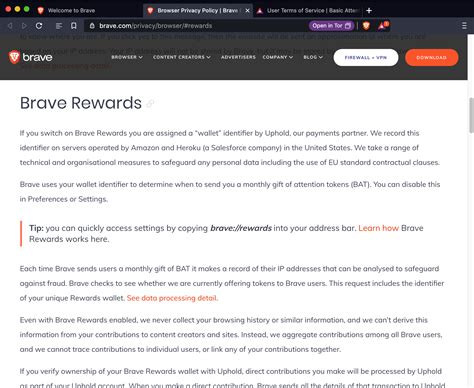 Desktop Update Brave Rewards Panel Within Welcome Ui · Issue 13119 · Bravebrave Browser · Github