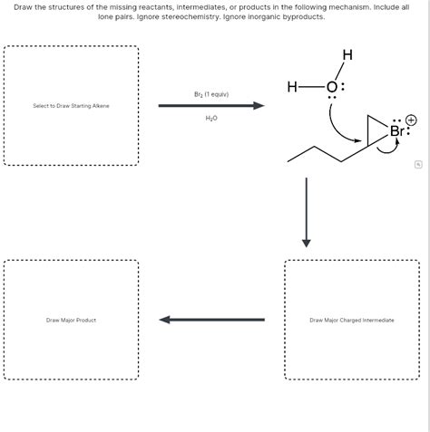 Solved Draw The Structures Of The Missing Reactants