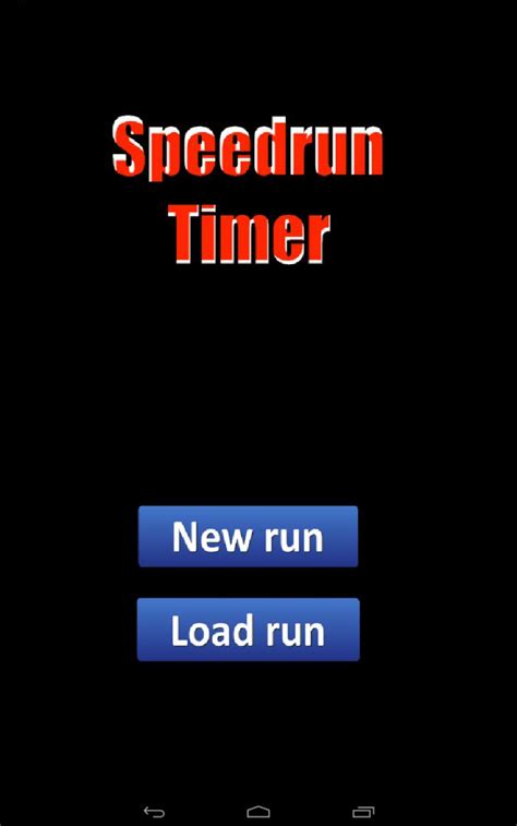 Speedrun Timersplitter Apk For Android Download