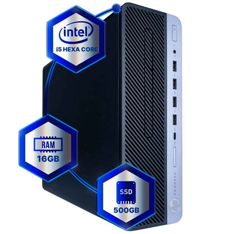 Restored Hp Prodesk G Desktop Gb Gb Ssd Core I Ghz Win P Black