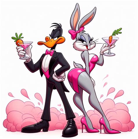 Rule 34 After Transformation Ai Generated Back To Back Bugs Bunny Cocktail Dress Daffy Duck