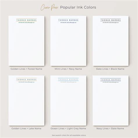 Parallel Customized Notepad Curio Press