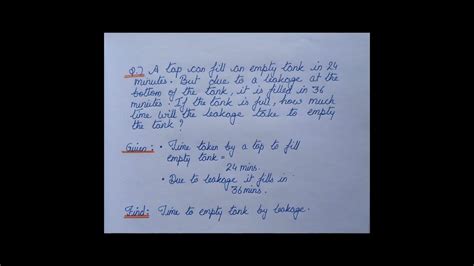 Problem On Inverse Proportion Youtube