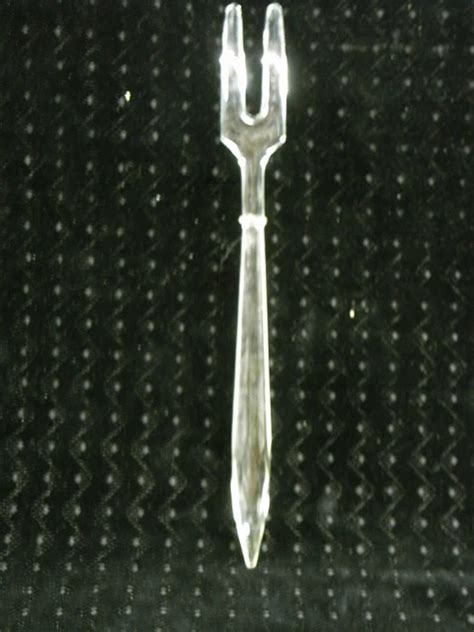 Rare Fourchette En Verre Couvert A Salade Glass Fork Art De La Table