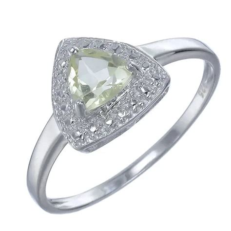 Buy Vir Jewels Sterling Silver Lemon Quartz Ring Green At 40 Off