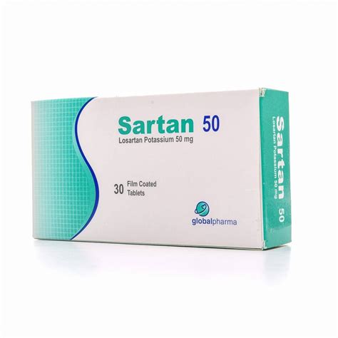 Sartan 50mg 30 Tab Dawi Pharmacy