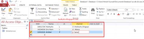 Cara Mudah Membuat Database Dengan Microsoft Access 2013 ~ Tempat