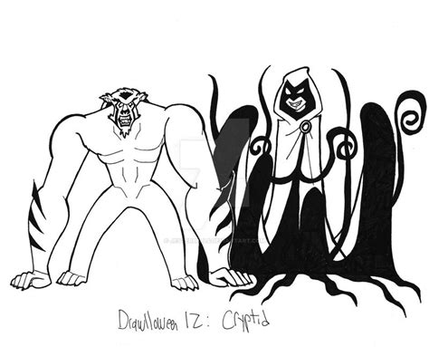 Drawlloween 12 Cryptid By Jesterbells On Deviantart