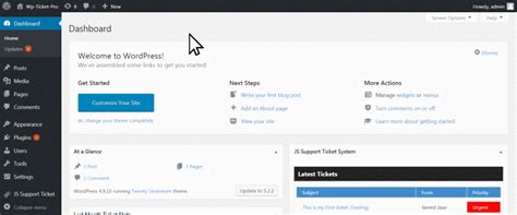 Admin Widgets Js Help Desk