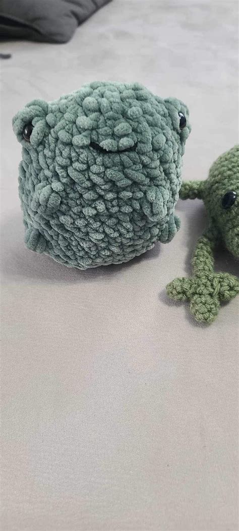 Plush Cheeky Frog Medium Etsy
