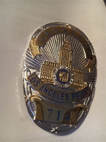 Collectors Badges Auctions Dragnet Joe Friday Police Department