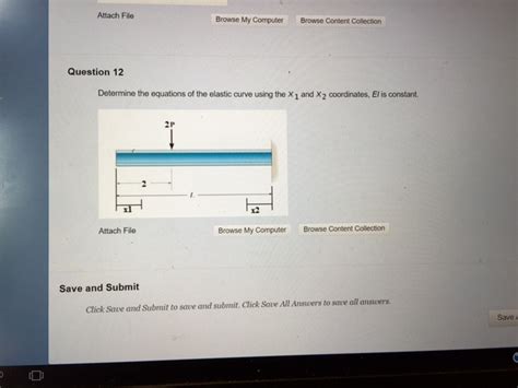 Solved Determine The Equations Of The Elastic Curve Using