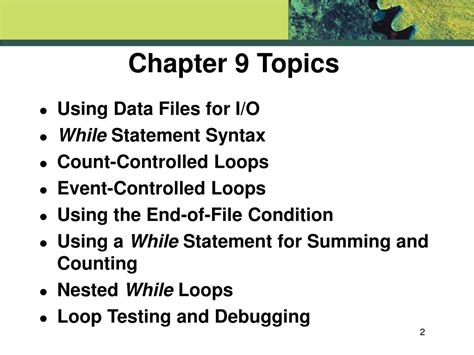 Ppt Chapter 5 File Objects And Looping Statements Powerpoint Presentation Id4482736