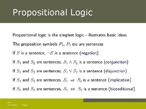 artificial intelligence agents and propositional logic ai 1