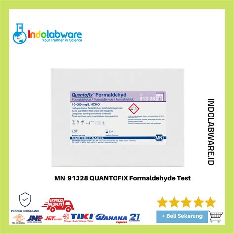 Quantofix Formaldehyde Test Indolabwareid