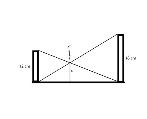 math problem regarding the intercept theorem with two known lengths r