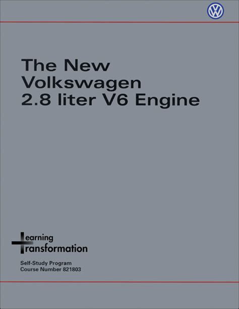 Front Cover Volkswagen Technical Service Training Volkswagen 28