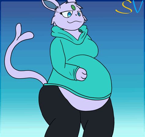 Rule 34 Animated Anthro Anthro Only Anthro Pred Aura Speedyvibes Belly Big Belly Bottomwear