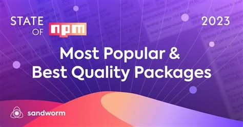 State Of Npm 2023 Most Popular And Best Quality Packages Rcoding