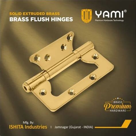 Yami Solid Extruded Brass Flush Hinges Packaging Type Box At Rs 150