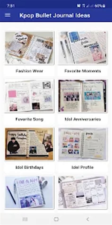 Android 용 Kpop Bullet Journal Ideas 다운로드