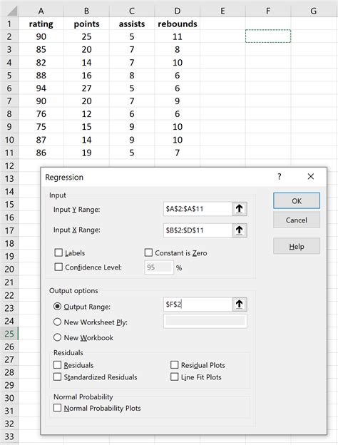 How To Calculate VIF In Excel