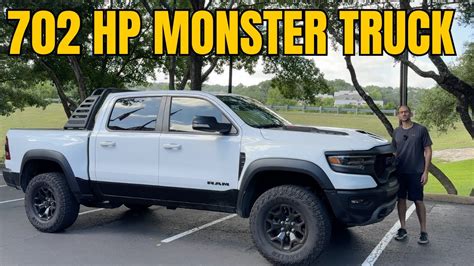 The 702 Hp Hellcat Dodge Ram Trx Is Crazy In All The Right Ways Youtube