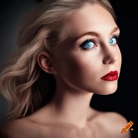 Ana Kasparian Closeup Face Glamour Portrait On Craiyon