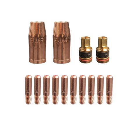 14 Pcs Consumable Parts Kit 045 For Mig Gun Fit Miller Multimatic 220