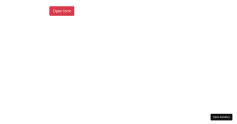 React Year Picker Examples Codesandbox