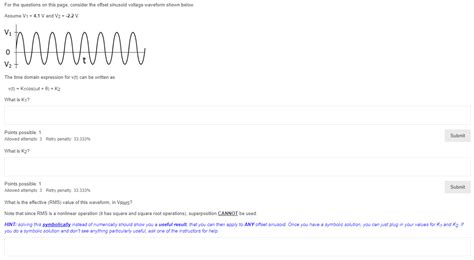 Solved For The Questions On This Page Consider The Offset Chegg