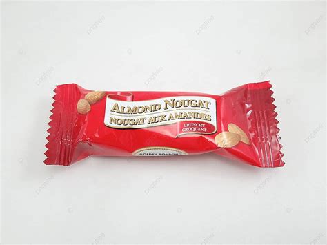 Crunchy Almond Nougat Nut Bar In Manila Philippines Photo Background