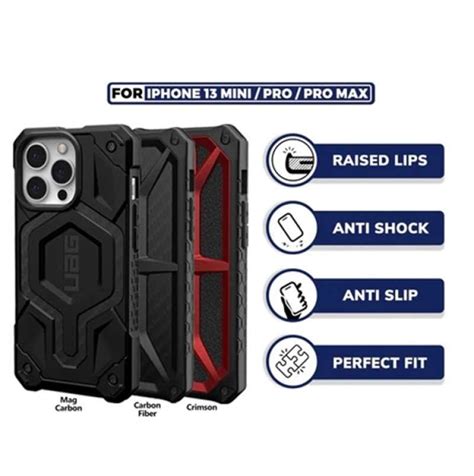 Promo Case Iphone 13 Pro Max Mini Uag Monarch Hybrid Shockproof Armor