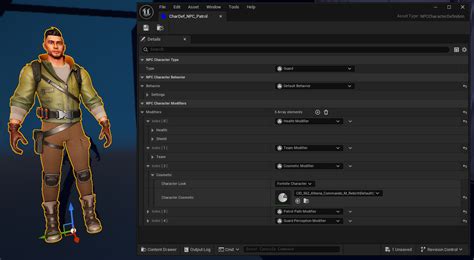 Using Npc Character Definitions In Unreal Editor For Fortnite Fortnite Documentation Epic
